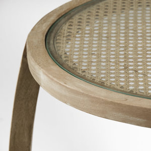 Ruby Glass End Table | Birch Lane